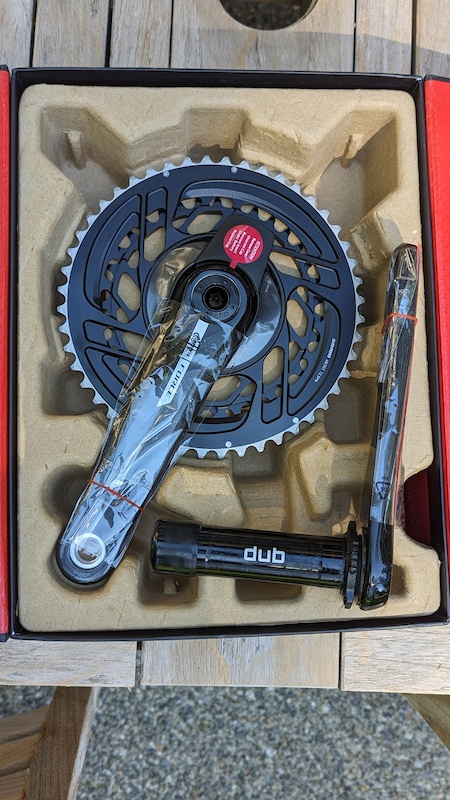 2024 Sram Force power meter Dub crankset 170mm w/48x35 For Sale