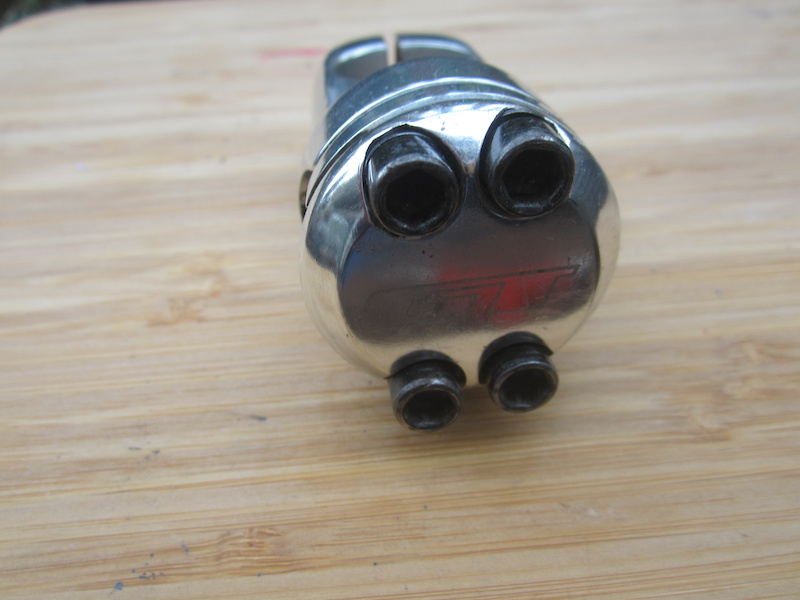 GT Piston BMX Stem 1-inch Threadless 4 Bolt Polished For Sale
