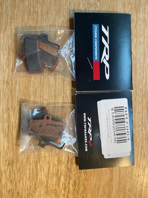2024 TRP 4-piston sintered brake pads (two pair) For Sale