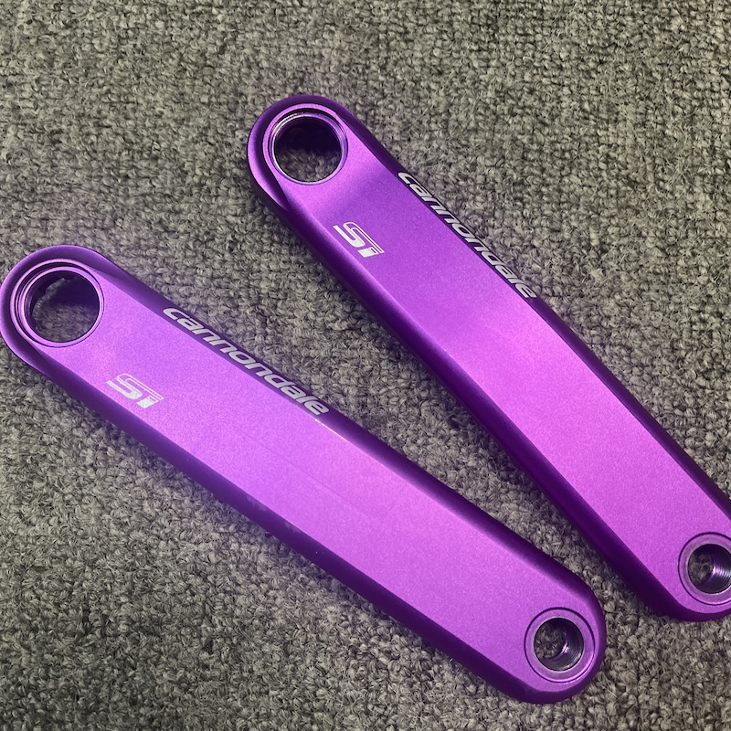 2019 Cannondale Hollowgram Si Purple Crankset 175mm For Sale