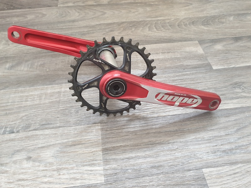 Hope crank and chainring 34t For Sale