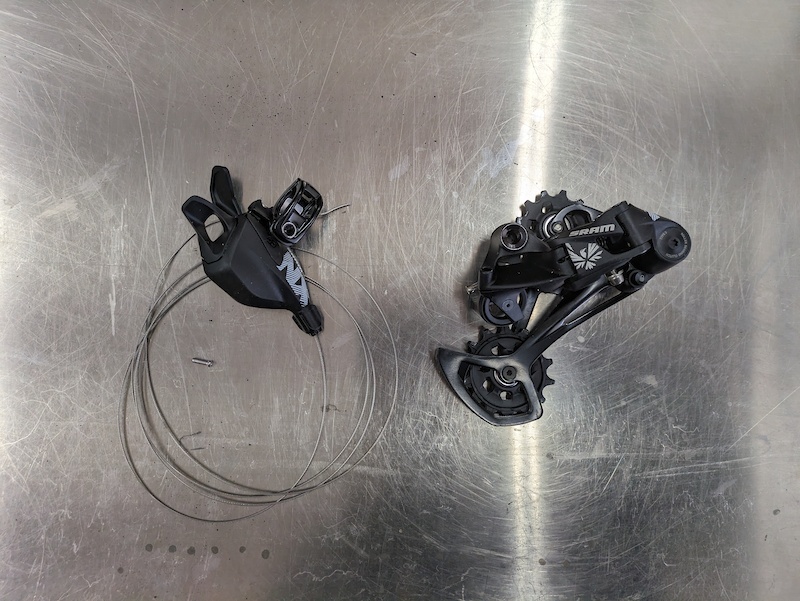 2023 SRAM NX Rear Derailleur, Shifter and Cable For Sale