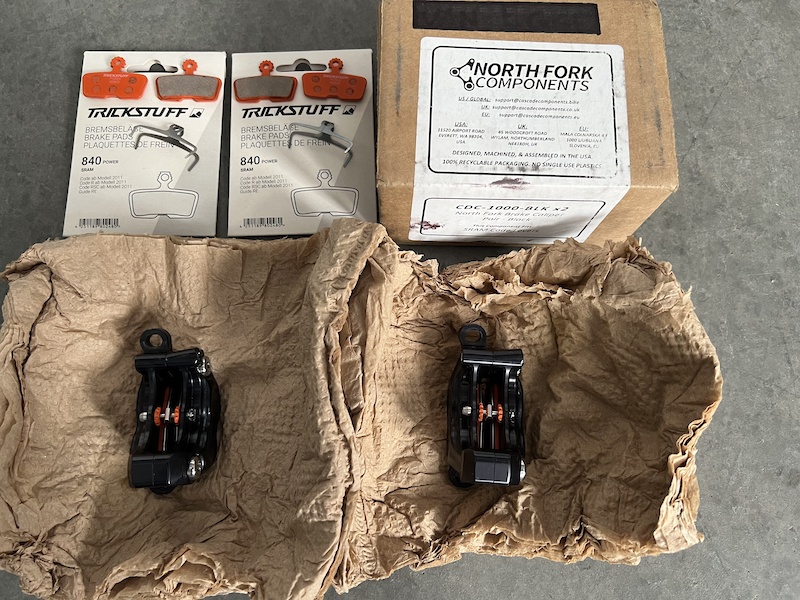 2024 * CASCADE Code CALIPERS w/ TrickStuff pads * For Sale