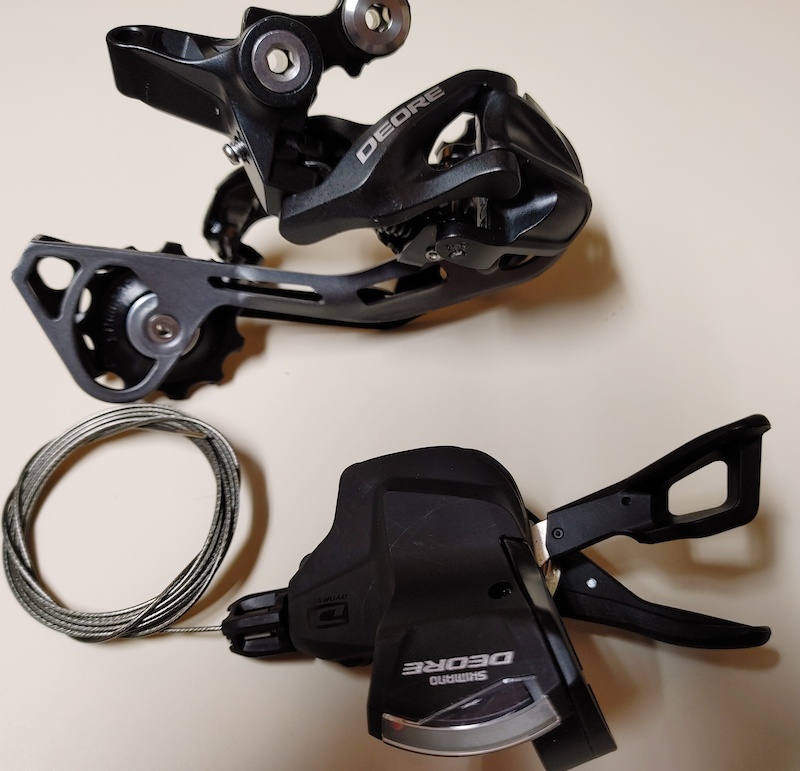 Shimano Deore 10 Speed Rear Derailleur + Shifter For Sale