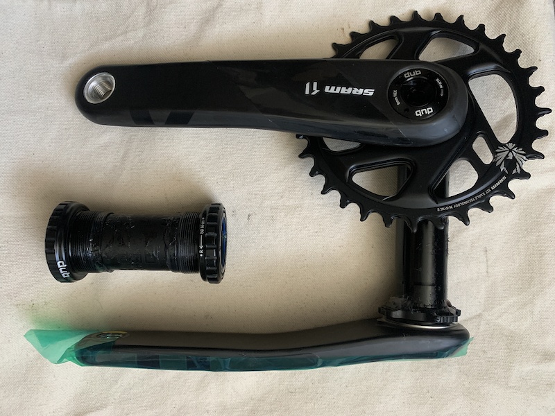 2024 Sram X1 Carbon Cranks w/ 34t chainring + BB For Sale