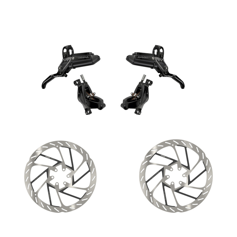 2024 SRAM Code Silver Stealth Disc Brake & Rotor Kit For Sale