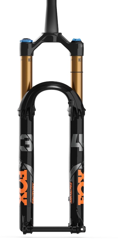 2023 New Fox 34 Factory GRIP2 130mm shiny black w/RideWrap For Sale
