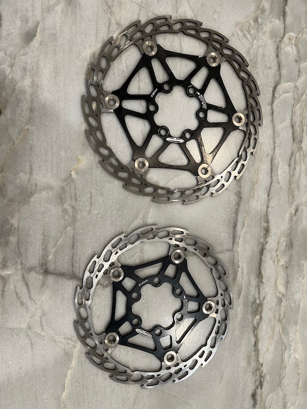 Set of Hope floating rotors 160mm and 140mm For Sale