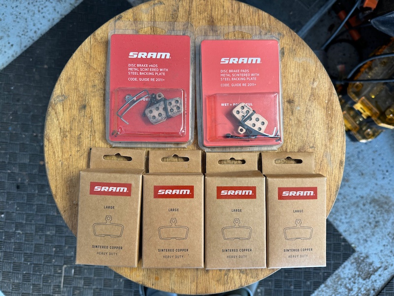 2023 Sram Code Pads - Metallic For Sale