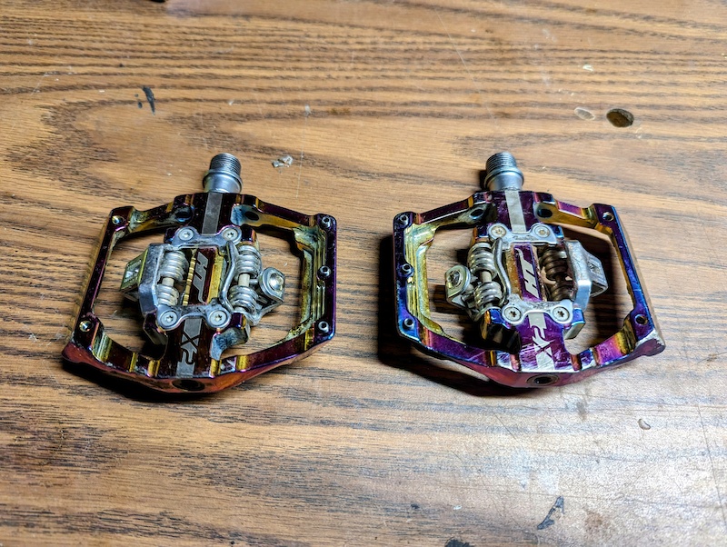 2022 HT Pedals X2-SX Clipless Oil Slick For Sale