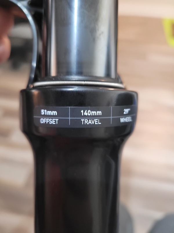 2022 Rockshox 35 silver tk air solo 140mm For Sale