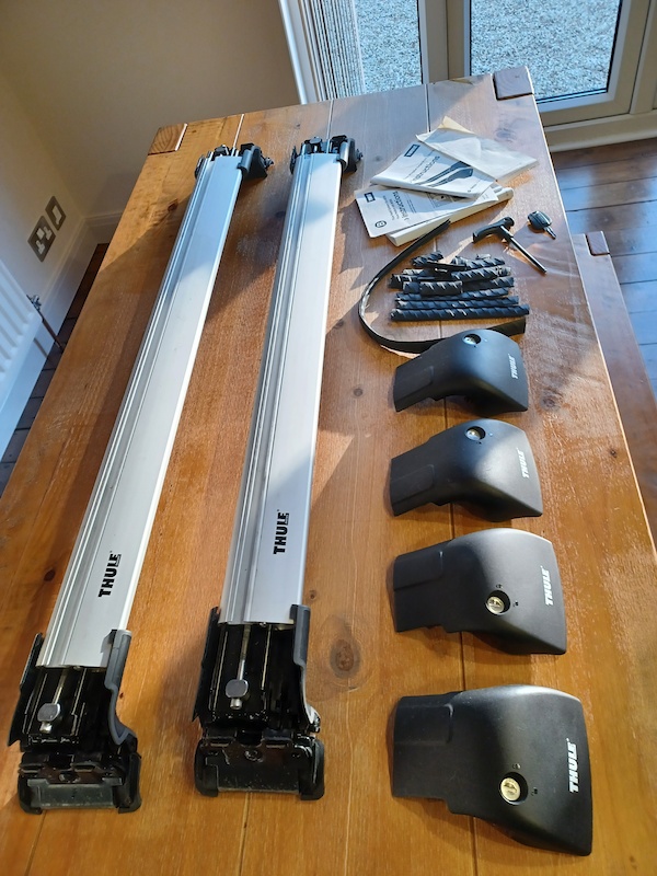 2017 Thule WingBar Edge Roof Rack VW Passat 2015-2024 For Sale