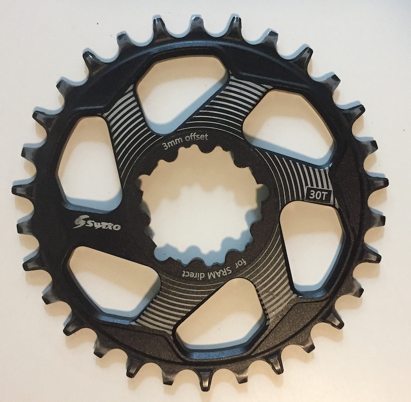 30T chainring 3mm offset SRAM direct mount For Sale