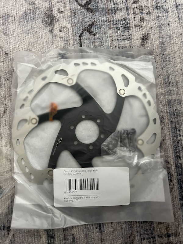 Shimano ice tech RT86 203 and 180 6 bolt rotors For Sale