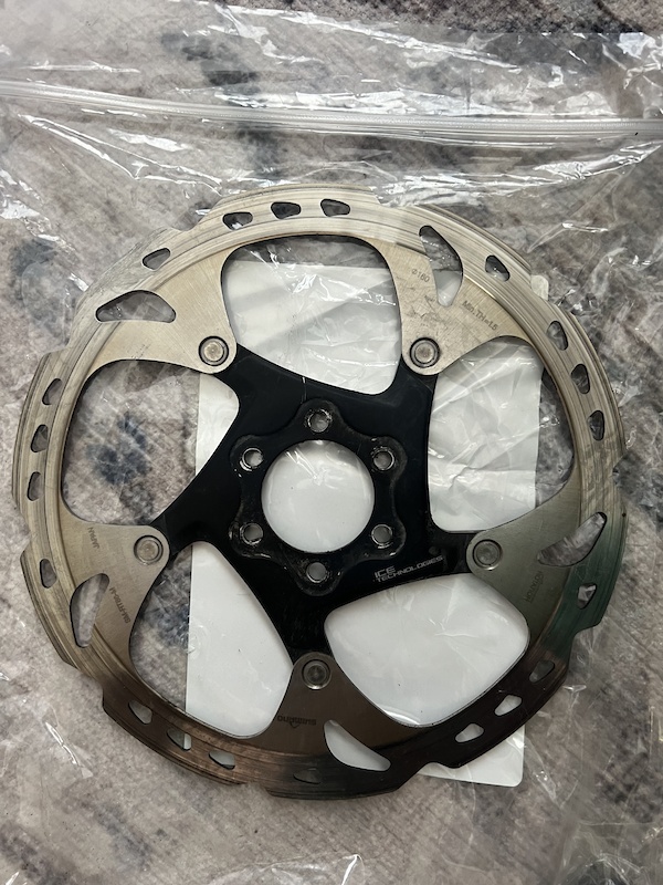 Shimano ice tech RT86 203 and 180 6 bolt rotors For Sale