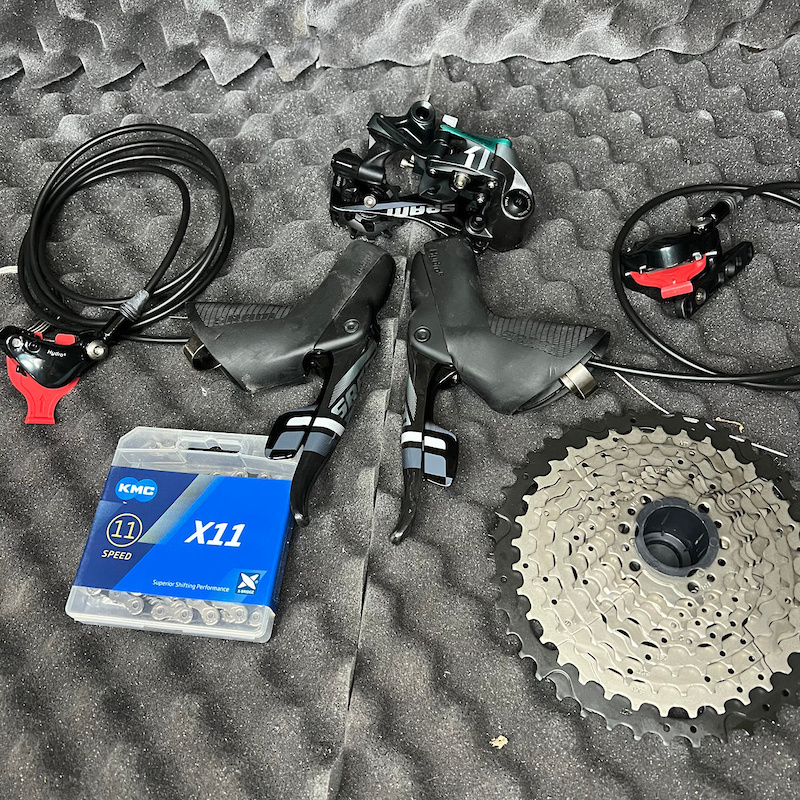New take off Force Sram 1x11 disc brake drivetrain For Sale