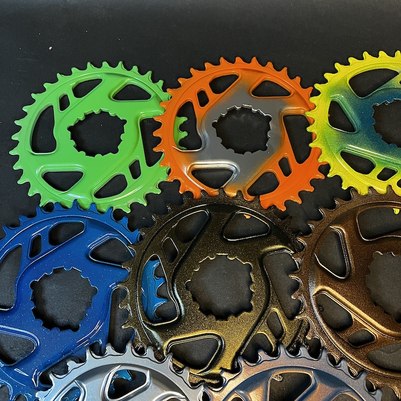 Colored boost Sram Eagle 32T chainrings For Sale