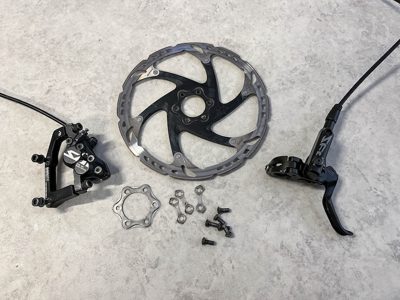 Shimano Saint/Zee 203mm brake kit *POWER 4 piston For Sale