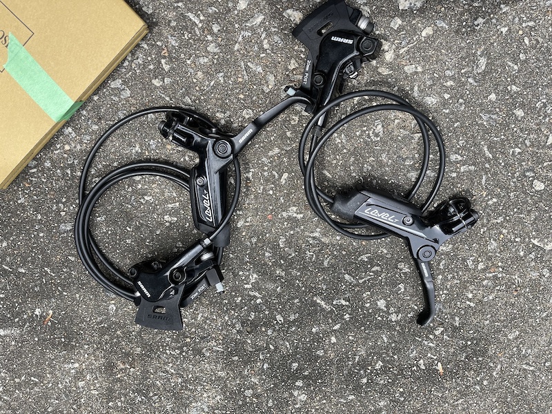 2024 New Sram Level T Brake set w 180mm adapters For Sale