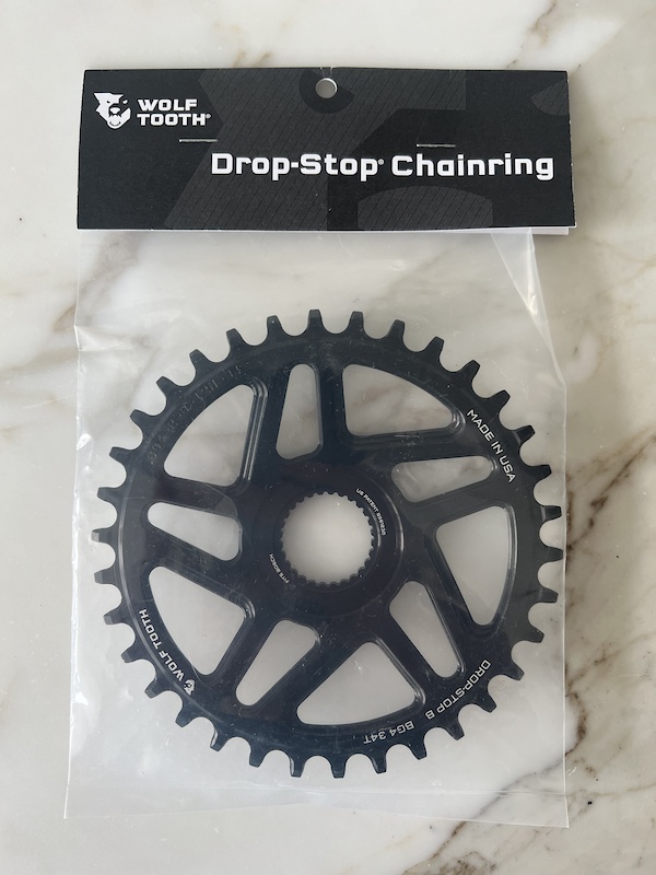 2024 Wolf Tooth DM Bosch Drop-Stop B Boost Chainring 34t For Sale