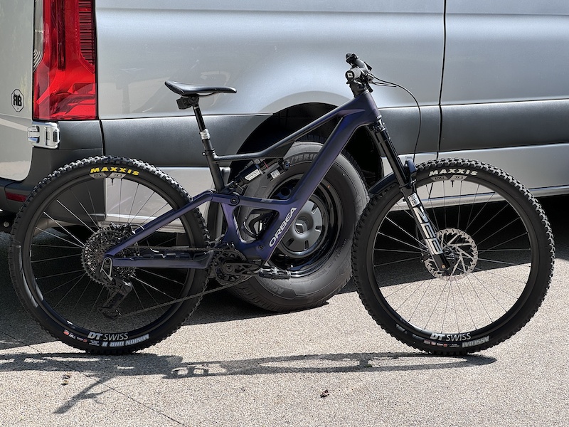 2025 Orbea Rise LT 630 Tanzanite Blue Carbon View Frameset For Sale