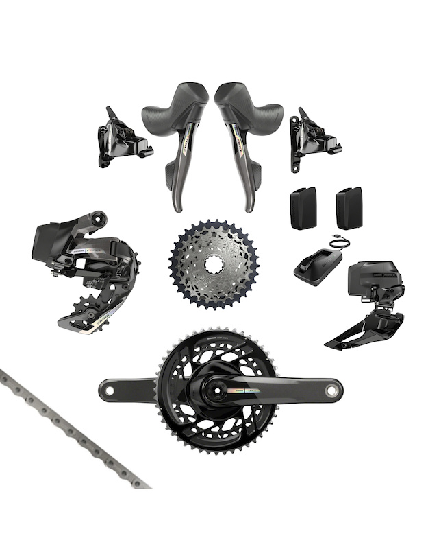 2024 SRAM Force AXS 2x Groupset: 170mm, 48/35t, 10-33t For Sale