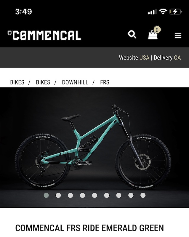 2024 Commencal FRS xl emerald green For Sale