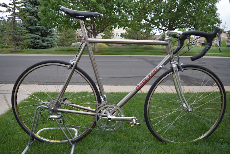 58cm Clark Kent Titanium Road Bike Shimano Mint For Sale
