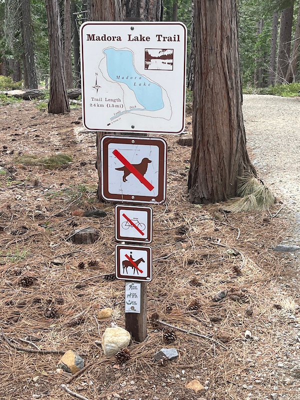 Madora Lake Loop Mountain Biking Trail - Graeagle, CA