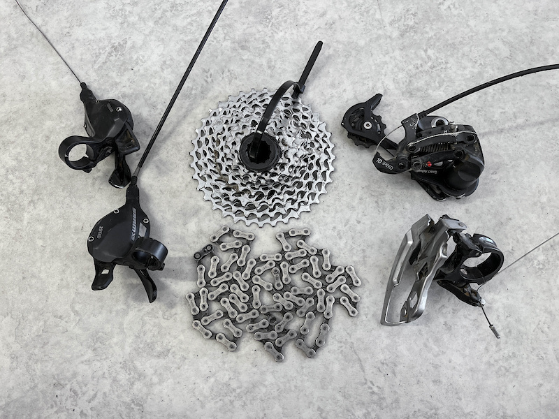 2012 Sram X7 3X10 drivetrain kit For Sale