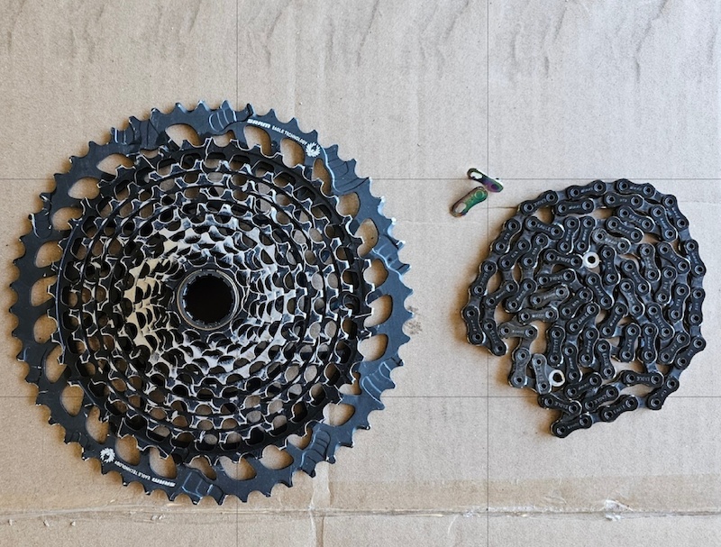 2023 Sram X01 10-52T Cassette and XX1 Chain 12 speed For Sale