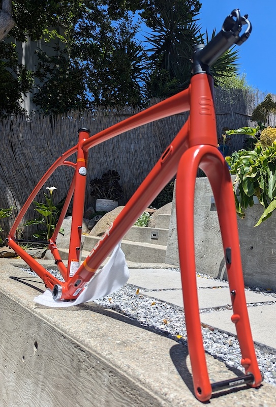 2023 REI ADV 2.3 frameset w/ carbon fork, stem, BB etc. For Sale