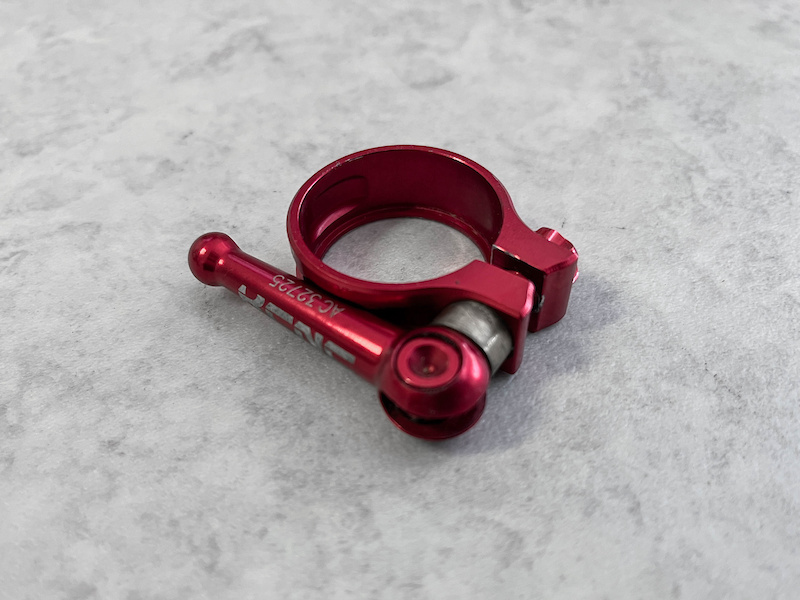 KCNC CNC seapost clamp 31.8 red Quick release For Sale