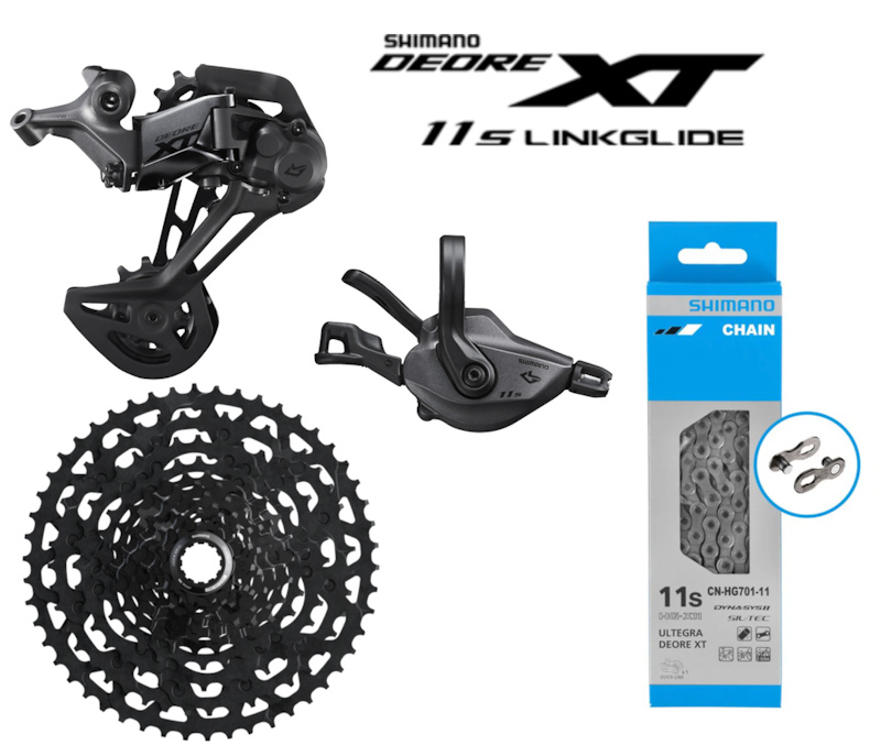 2024 Shimano XT M8130 LINKGLIDE 1x11 kit 4-piece #emtb For Sale