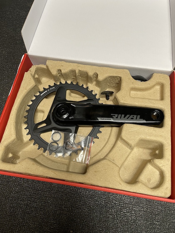 2024 SRAM Rival 1 AXS Wide Power Meter Crankset 175mm 40T For Sale