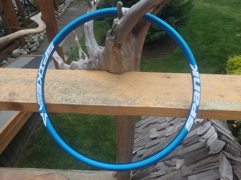 Bright Blue Spank Spike Race28 Rim For Sale