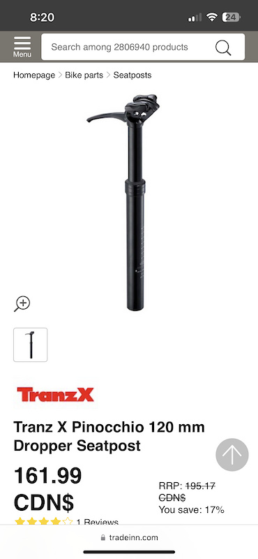 2023 CABLELESS DROPPER POST For Sale