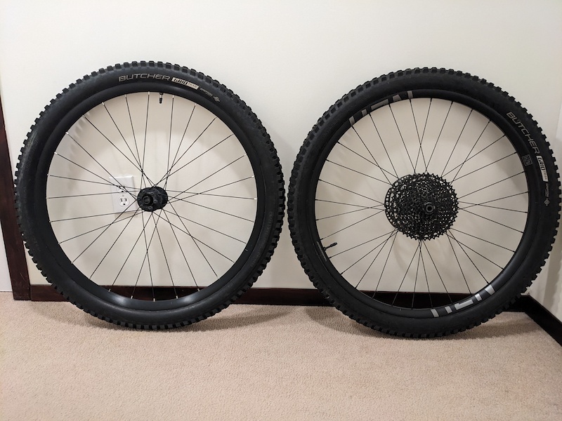 29er enduro wheelset, HG driver. For Sale