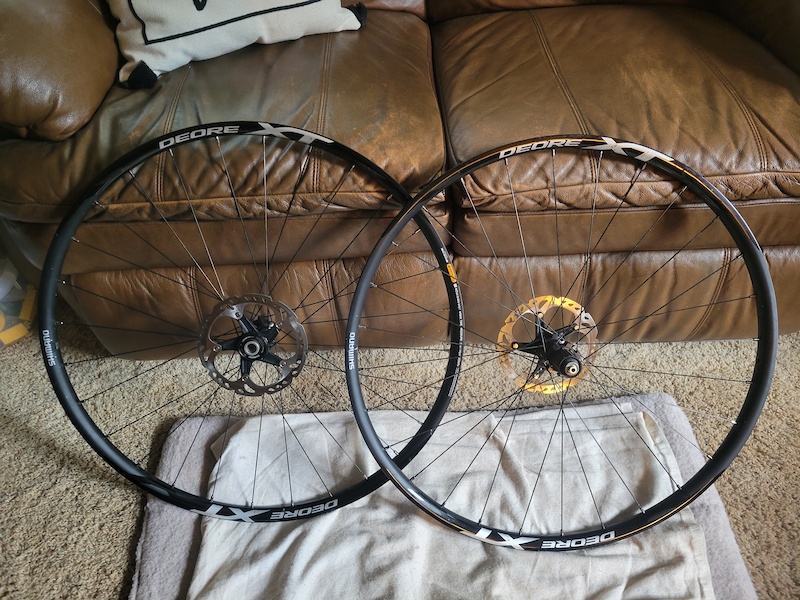 Shimano Deore XT wheelset For Sale