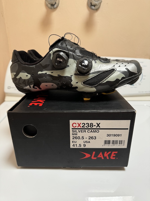 LAKE CX238-X Silver Camo EU (41.5) / USA (9) - Wide For Sale