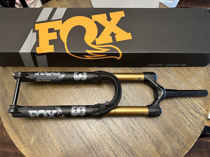 2021 Fox 38 Factory Grip2 180mm 27.5” 37mm offset For Sale