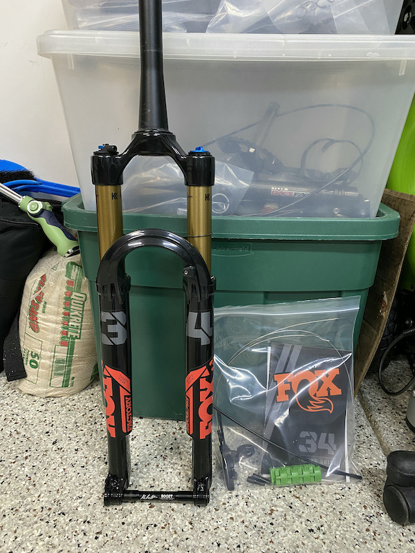 2023 Fox Factory 34 SC 120 44 rake Fit4 PTU remote option For Sale