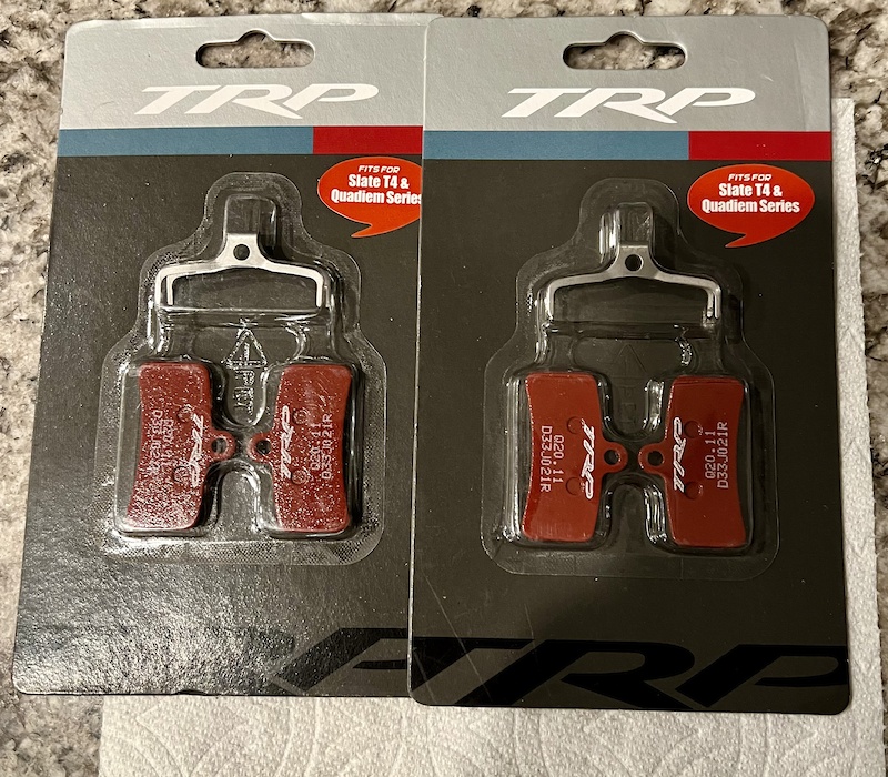 2024 TRP red semi metallic 4 piston pads For Sale