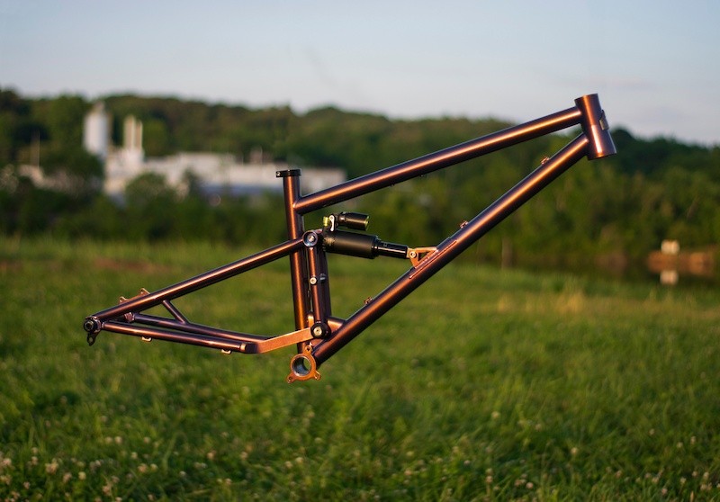 2025 Ferrum Bikes Steel Full Suspension 140mm Trail Frame For Sale