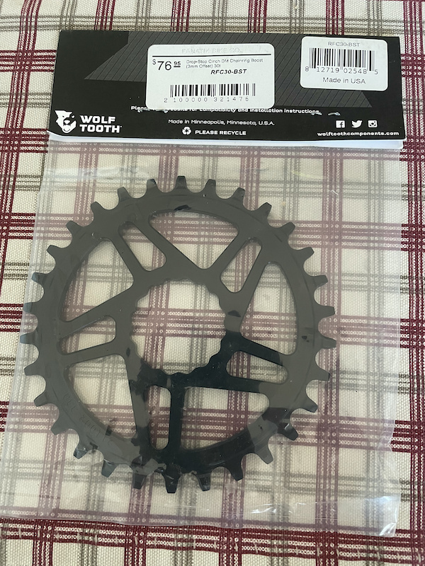 2023 Wolf Tooth Drop-Stop Chainring Boost 30t For Sale
