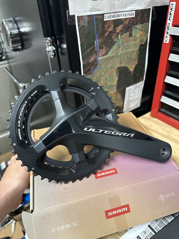 2022 Shimano Ultegra 8000 Crankset 46/36 172.5 For Sale