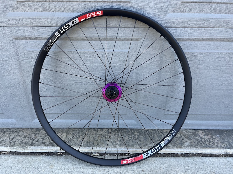 2024 DT Swiss EX511 on Spank Hex hub, hand built, like new For Sale