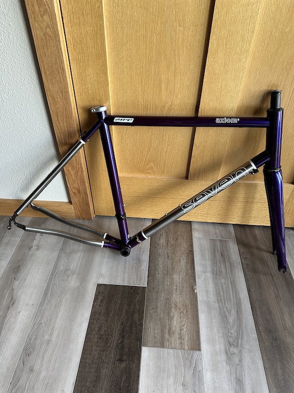 2020 Seven Axiom S titanium road frame ENVE fork tapered HT For Sale