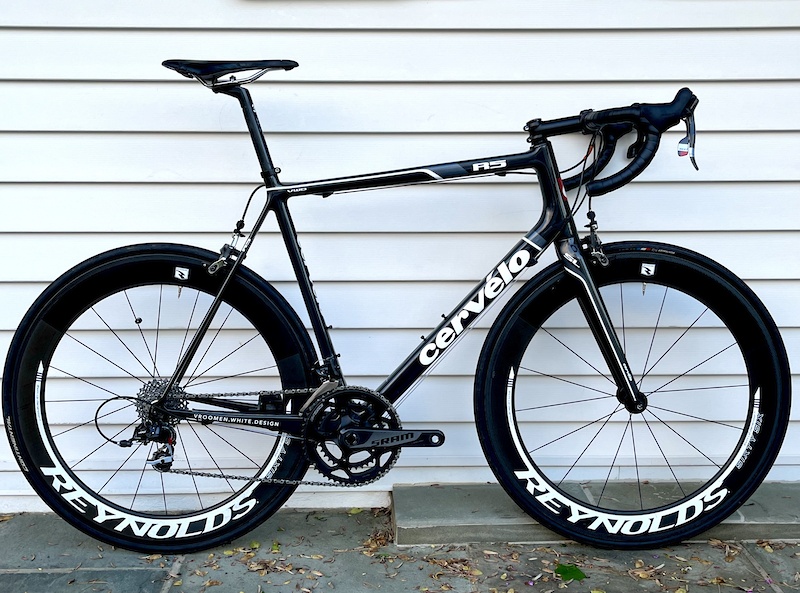 2012 58cm Cervelo R5 VWD SL with Reynolds 66 Wheelset For Sale