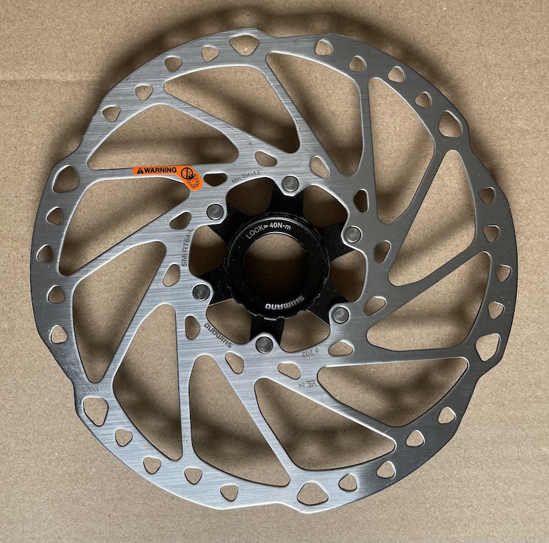 Shimano SLX RT64 203mm CenterLock rotor Deore NEW For Sale